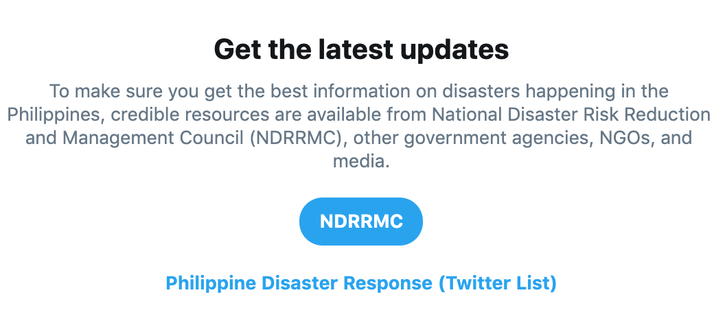 Twitter supports disaster preparedness in Philippines with launch of ...