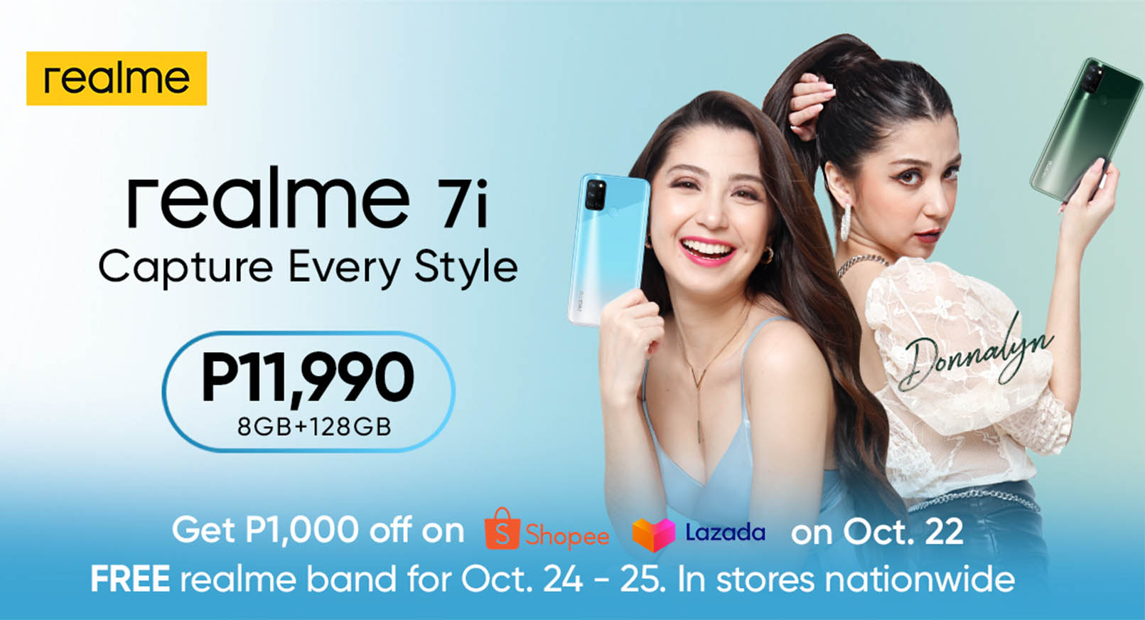 realme PH elevates style with Donnalyn Bartolome using the realme 7i ...