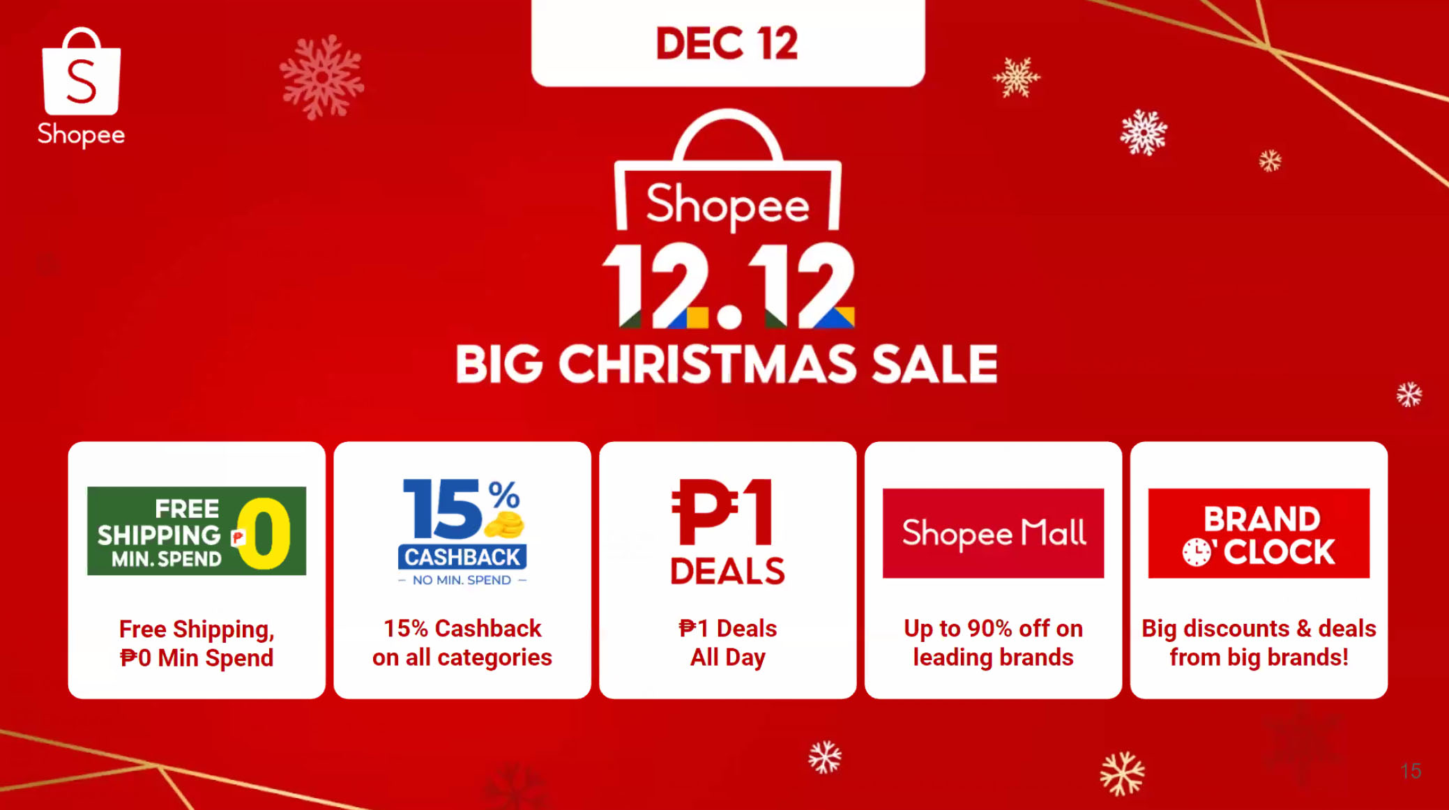 Shopee launches 12.12 Big Christmas Sale with amazing deals, big ...