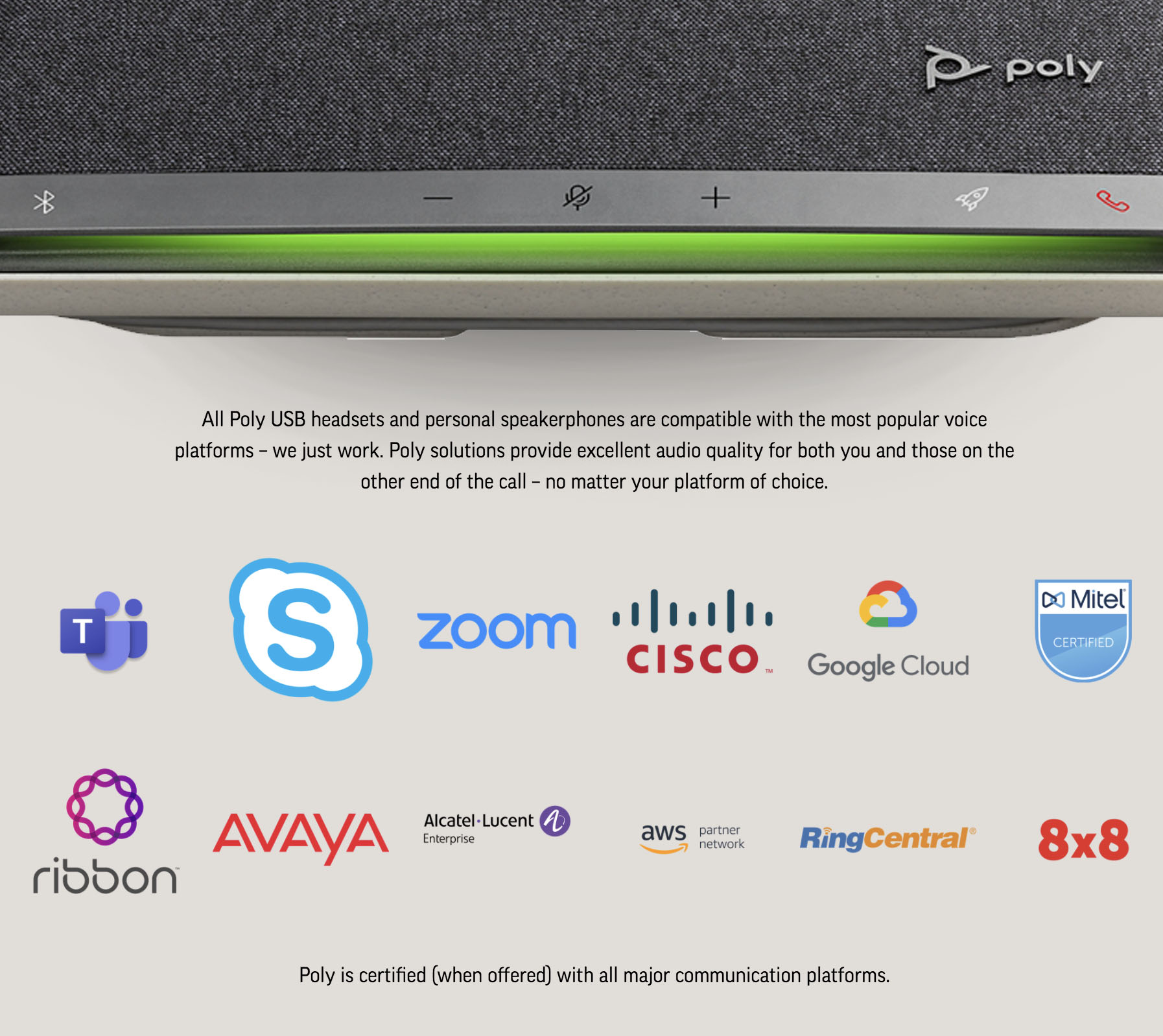 Poly Sync Series professional-quality audio for your home or office ...