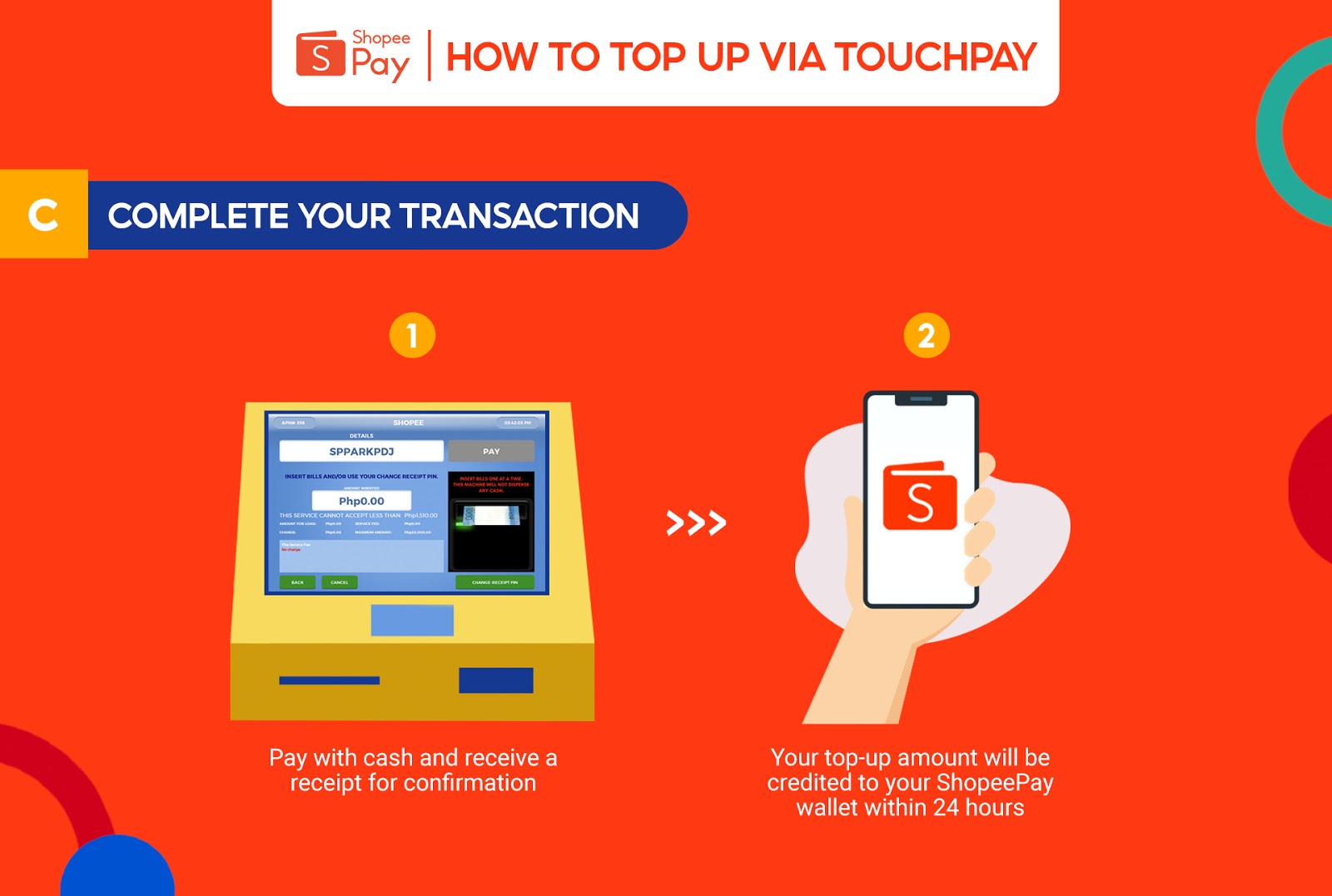 Top Up Your ShopeePay Wallet Anytime at Over 600 TouchPay Locations ...