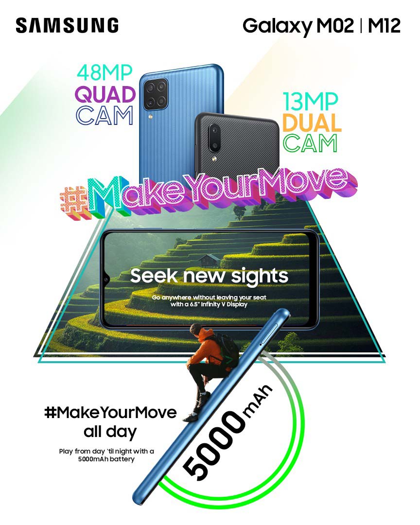 Samsung Galaxy M12 and M02: Budget-friendly smartphones for your ...