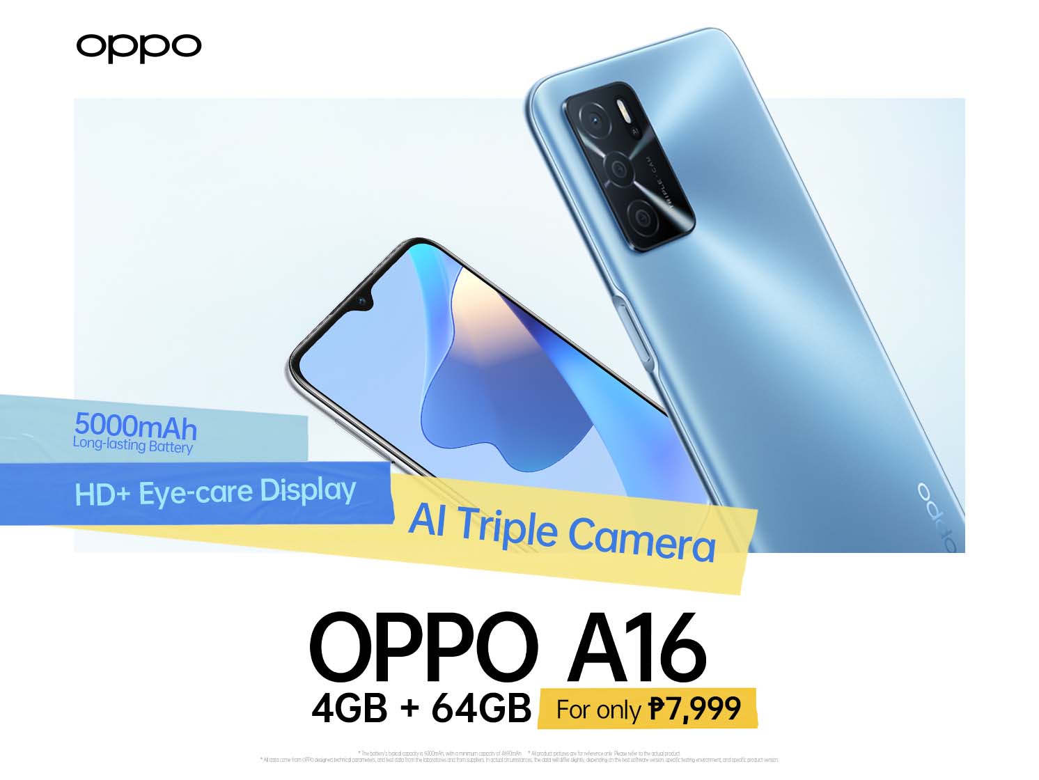 Feature-Packed OPPO A16 4GB Now Officially Available in PH for Only ...