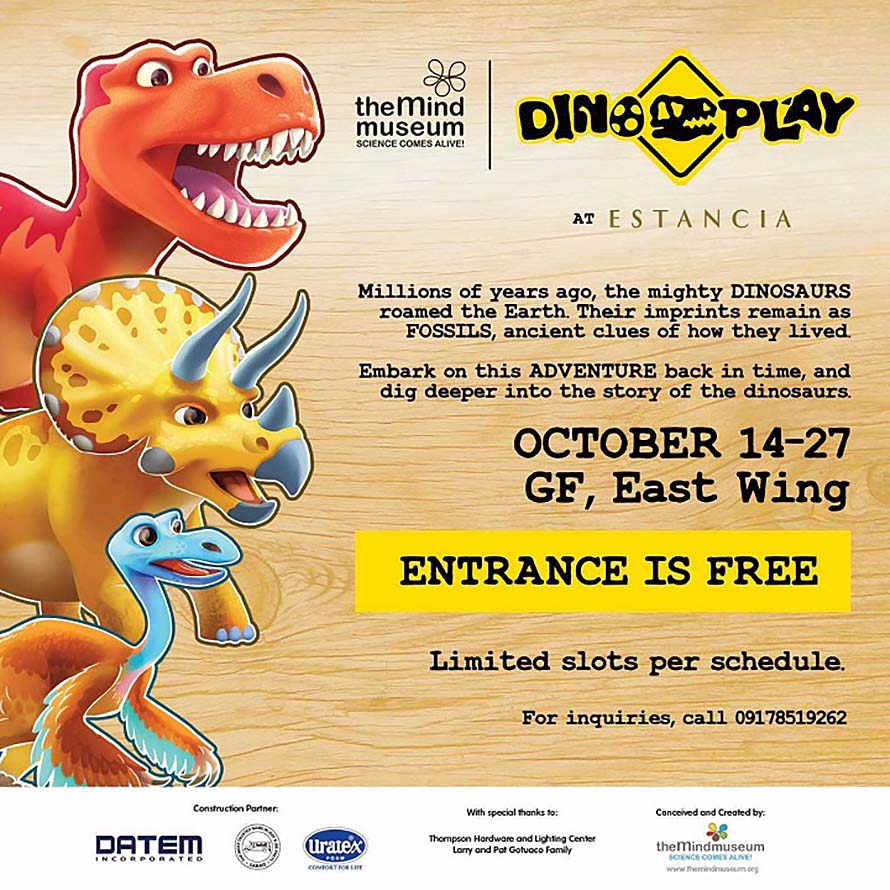 Dino Play at Estancia Mall - MegaBites