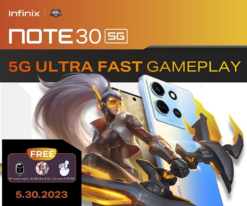 Enjoy an ultra-fast gaming experience with the Infinix NOTE 30 5G ...