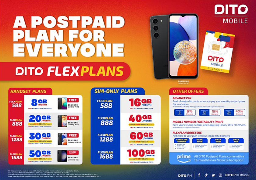 DITO Unveils New Mobile Postpaid FLEXPlans and Home Unli 5G WiFi ...
