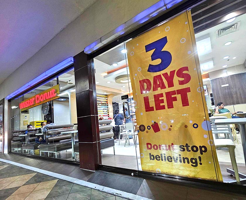 Mister Donut Greenhills Store Bids Farewell After 42 Years, Paves The ...