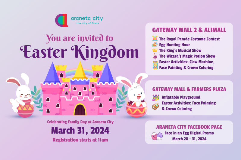 A royal Easter celebration awaits at Araneta City - MegaBites
