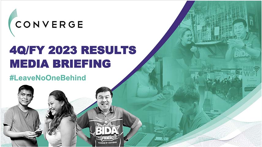 Converge revenues grow 5% YoY, net income up 22% in 2023 as fiber ...