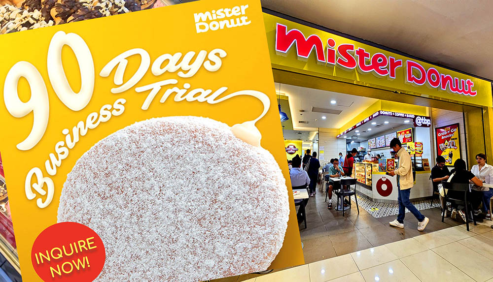 Own a Mister Donut Franchise For PHP100K Through The 90-Day Business ...