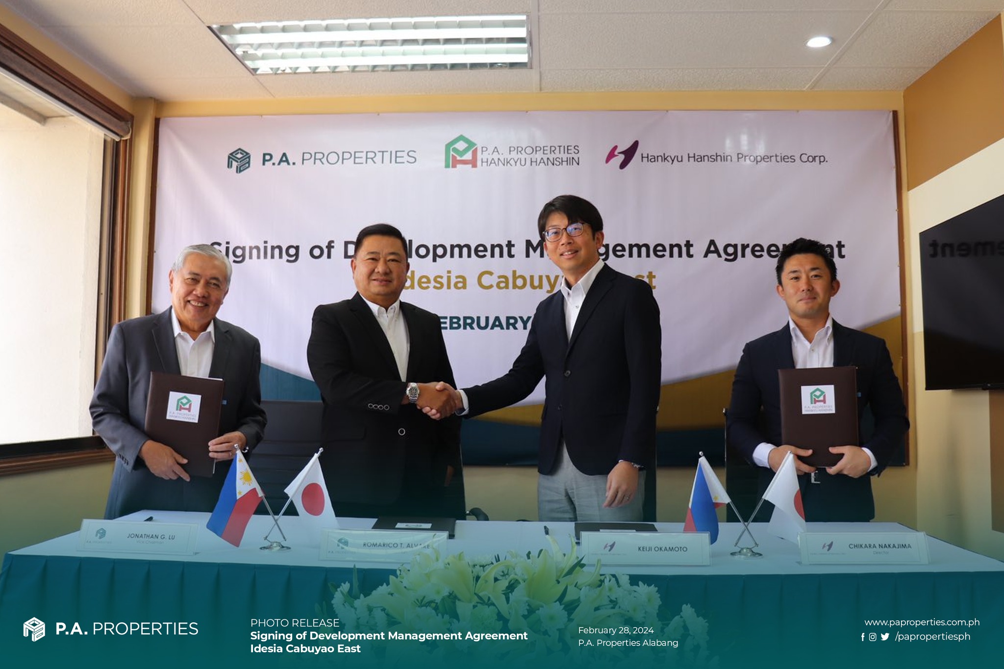 P.A. Properties and Japan’s Hankyu Hanshin Group’s strong alliance embarks on a new chapter in ...