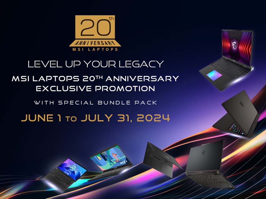 Celebrate MSI Laptops’ 20th Anniversary Exclusive Promotion with ...