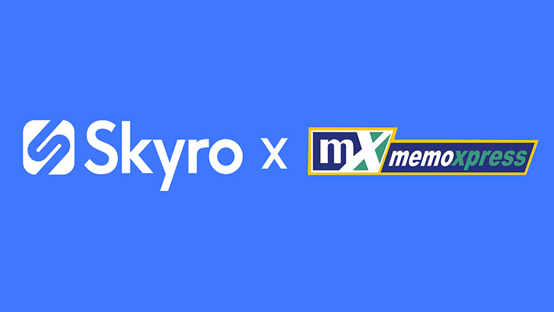 Skyro partners with MemoXpress, officially making Online Product Loan ...