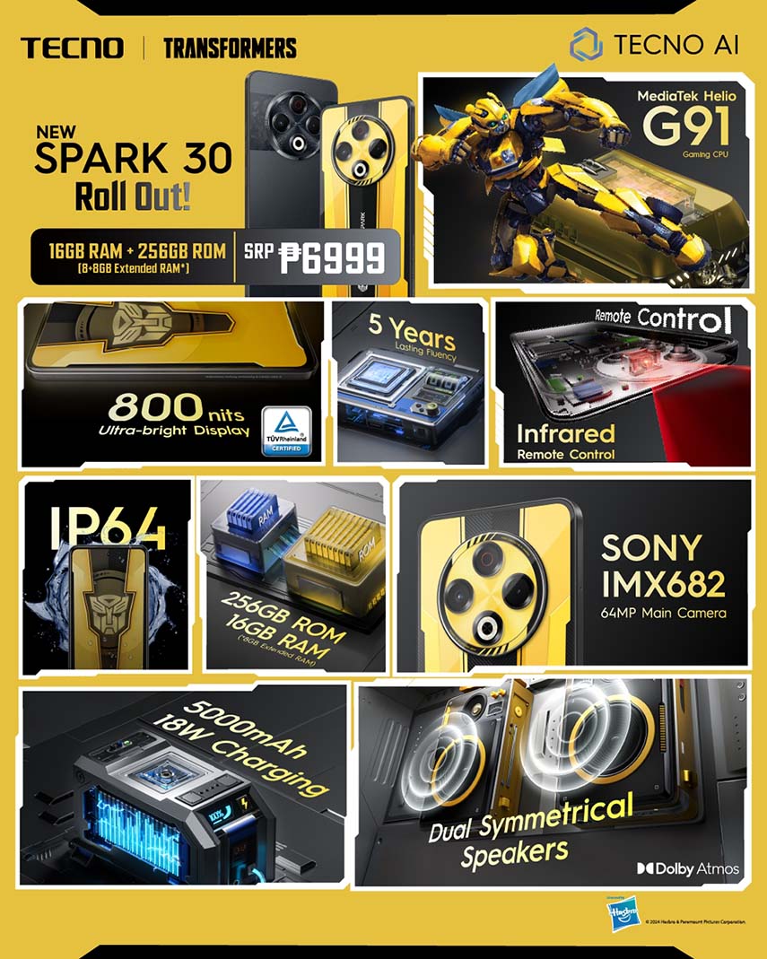 TECNO SPARK 30 Series Launches its TRANSFORMERS Edition for as low as ...