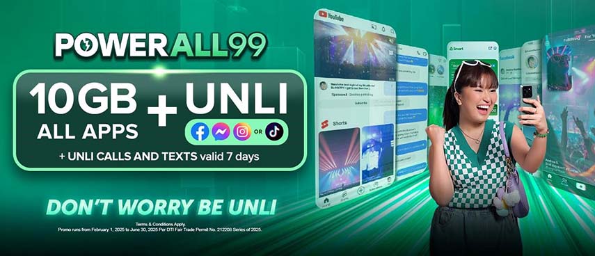 Smart Prepaid’s Power All offers now come with Unli FB or Unli TikTok ...