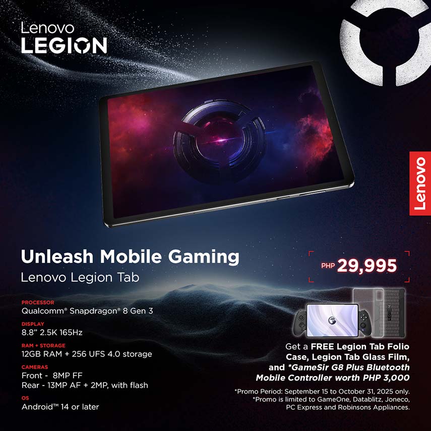 Play More, Get More: Lenovo Legion Tab Comes with Free GameSir G8 ...