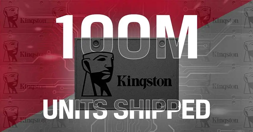 Kingston's A400 SSD Surpasses 100 Million Units Shipped - MegaBites